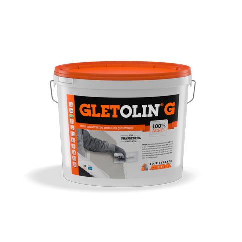 Шпакловка за вътрешни стени GLETOLIN G 5 кг., Maxima | MarMag.bg